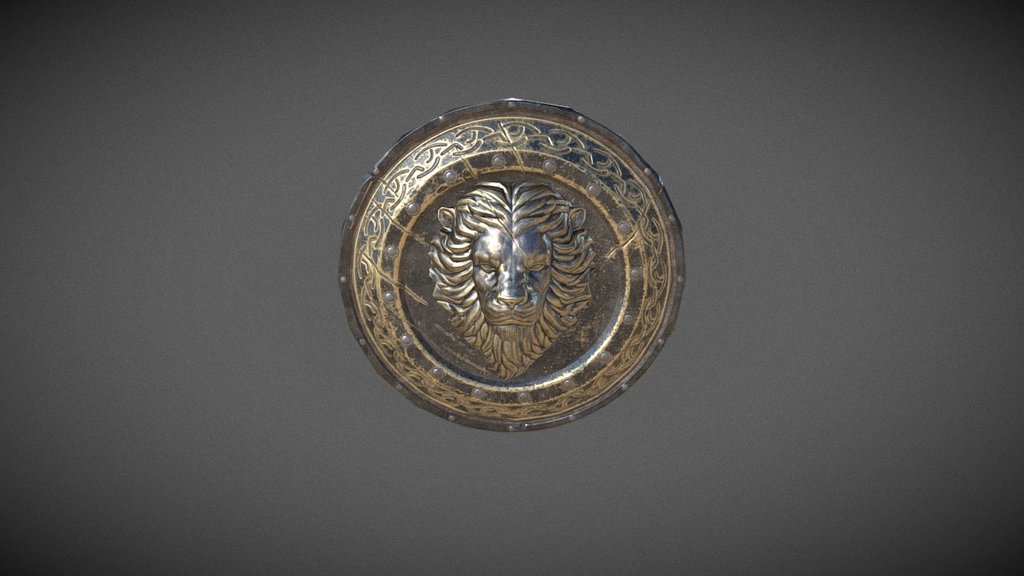 Lion Shield - 3D model by ChivalryYok [ffe25e0] - Sketchfab