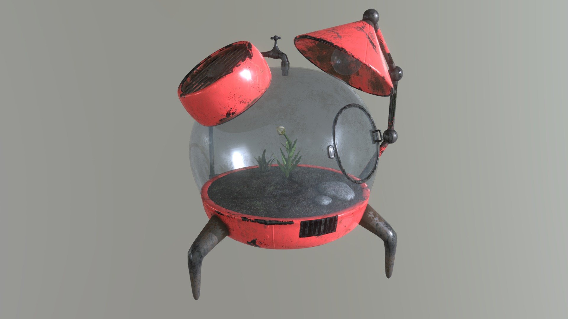 Makeshift Terrarium - 3D model by Nathan (@Nathan.255) [ffe4233 ...