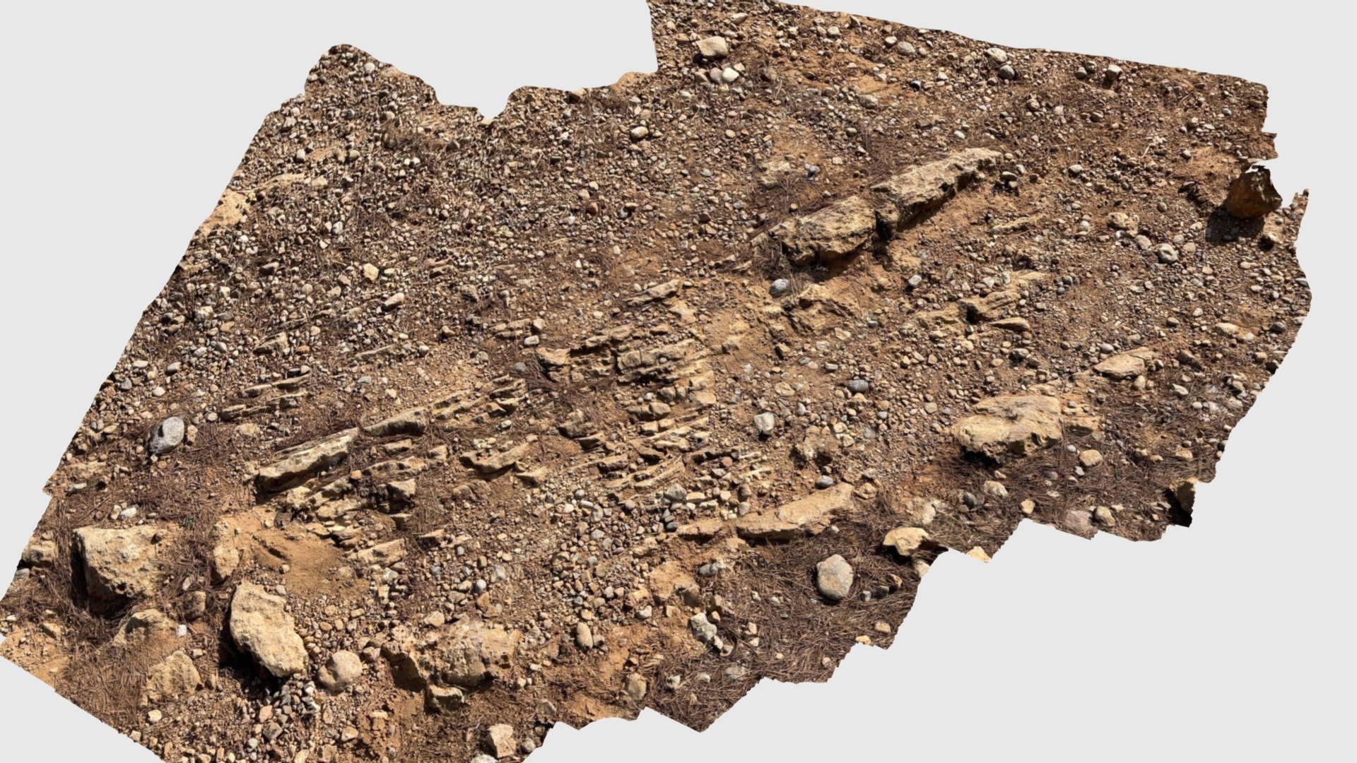 Affleurement Sur Le Chemin Près De La D77 Download Free 3d Model By 