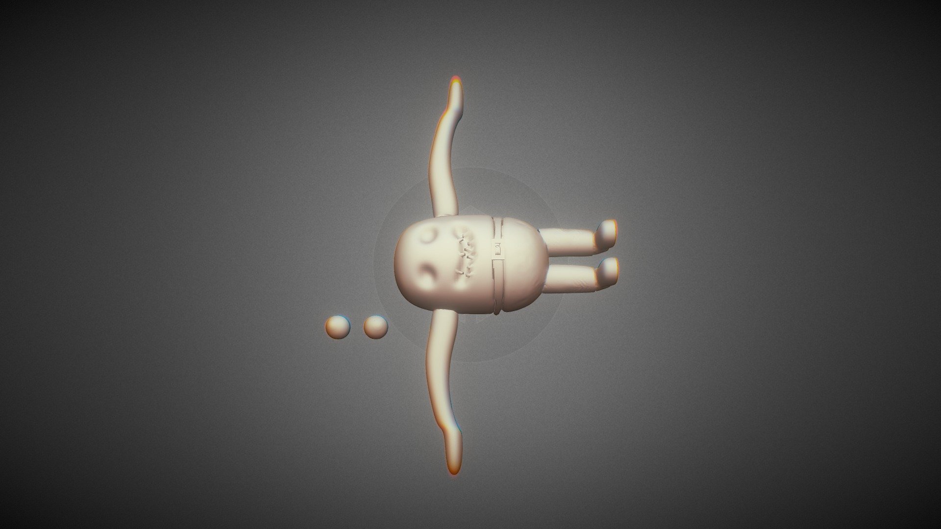 Clay monster (it looks correctly in blender) - Download Free 3D model ...