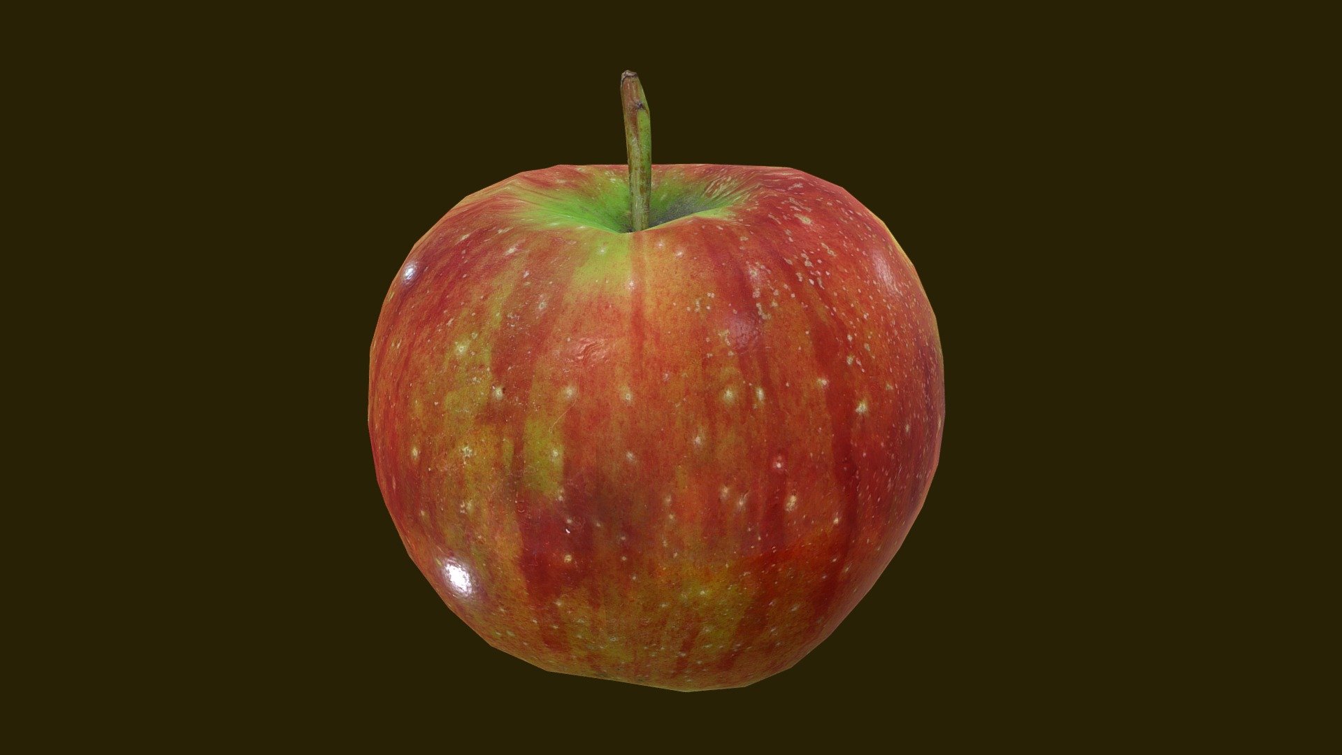 Apple (mela) - Low Poly - Photoscan - 3D model by Amil (francescolima74 ...