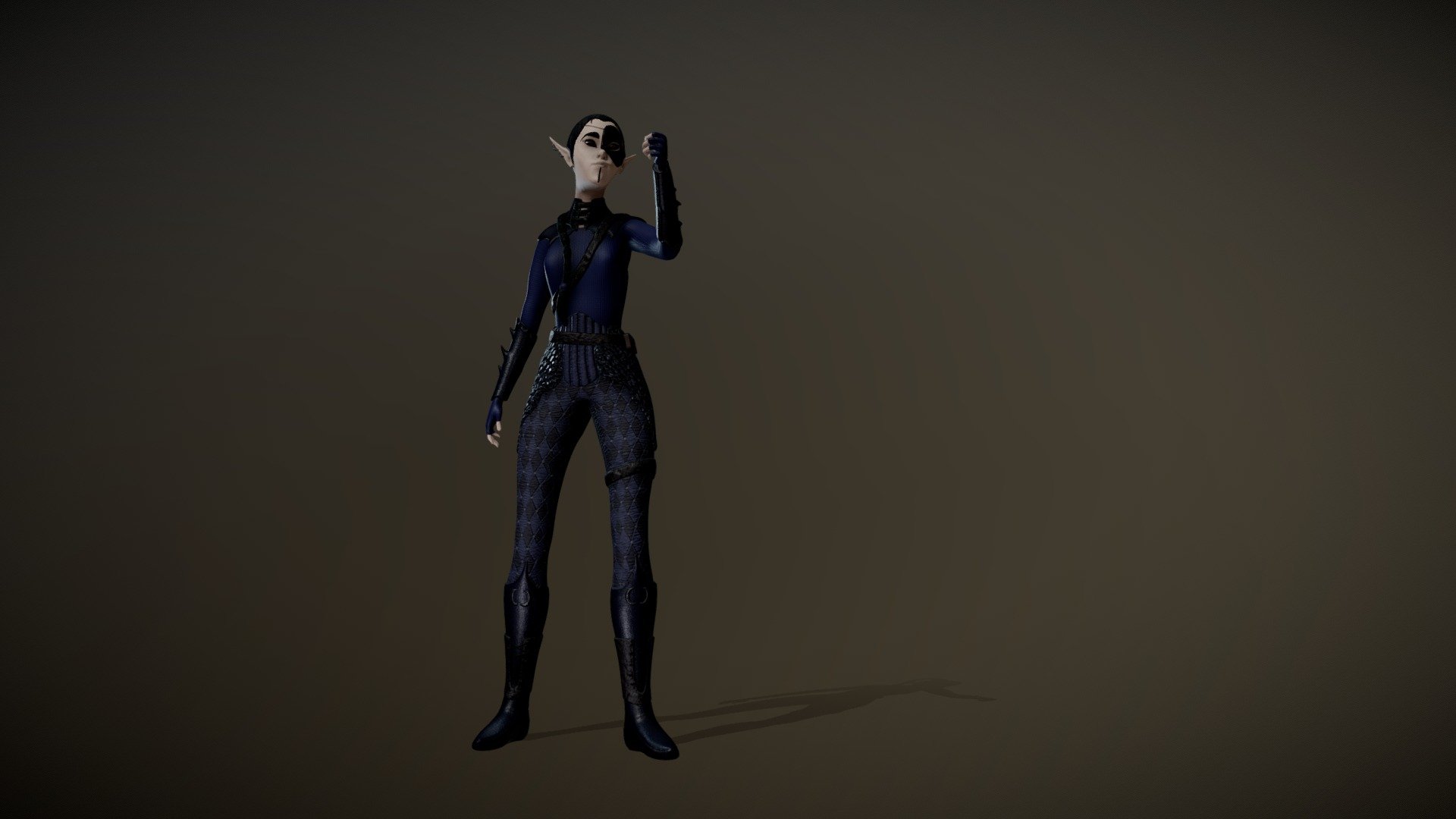 Lia, D&D character - 3D model by Darya Kosnyreva (@nielinela) [ffe7a64 ...