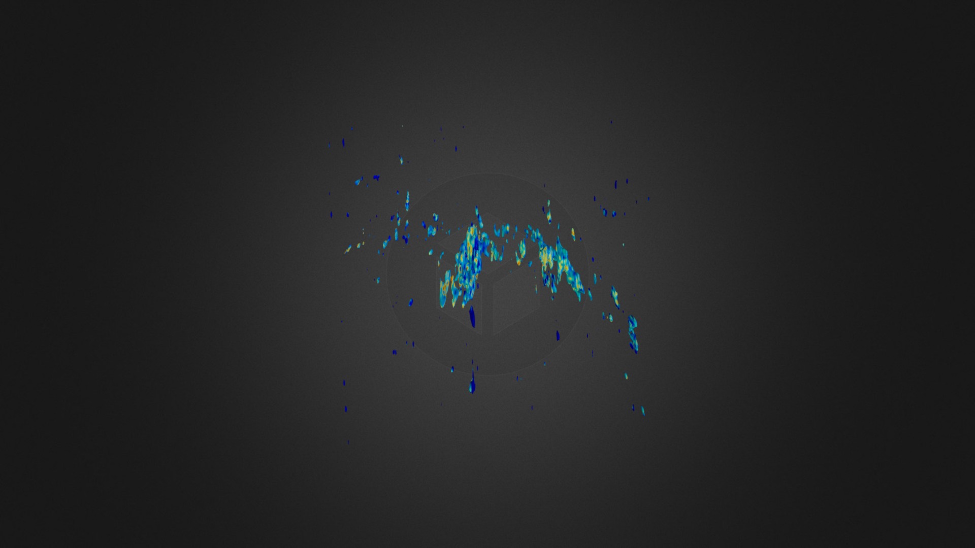 H2CO brightness colored by temperature (smooth) - 3D model by keflavich ...