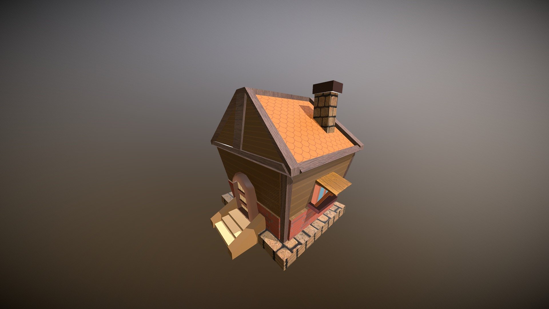House Stylized - 3D model by MR (@mrosariooo09z) [ffe8680] - Sketchfab