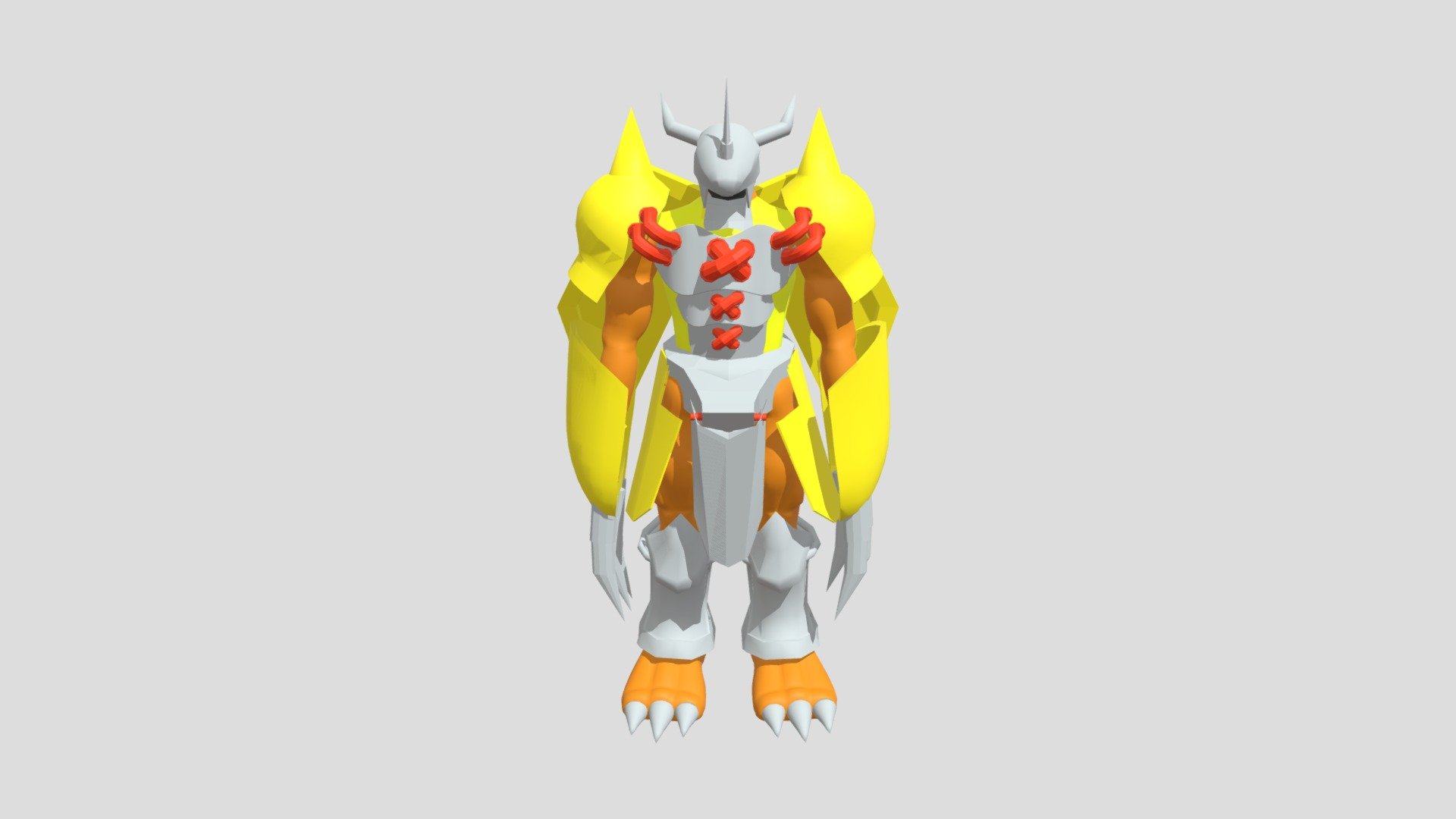 Wargreymon - Download Free 3D model by solarxifos2013 [ffea304] - Sketchfab