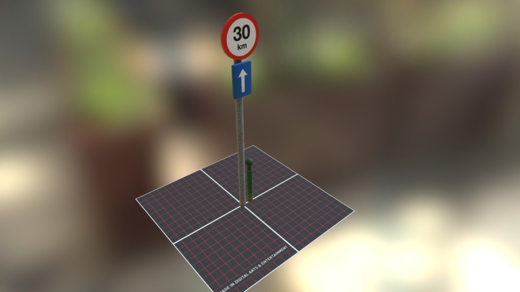Prop Street pole + part chain pole - 3D model by Benny De Bock ...