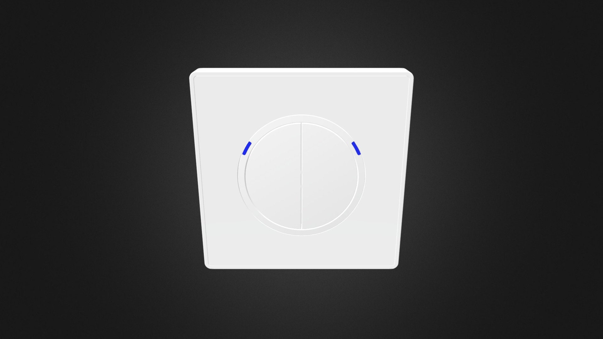 Circle-switch-2gang - 3D model by bluegic [ffebc79] - Sketchfab