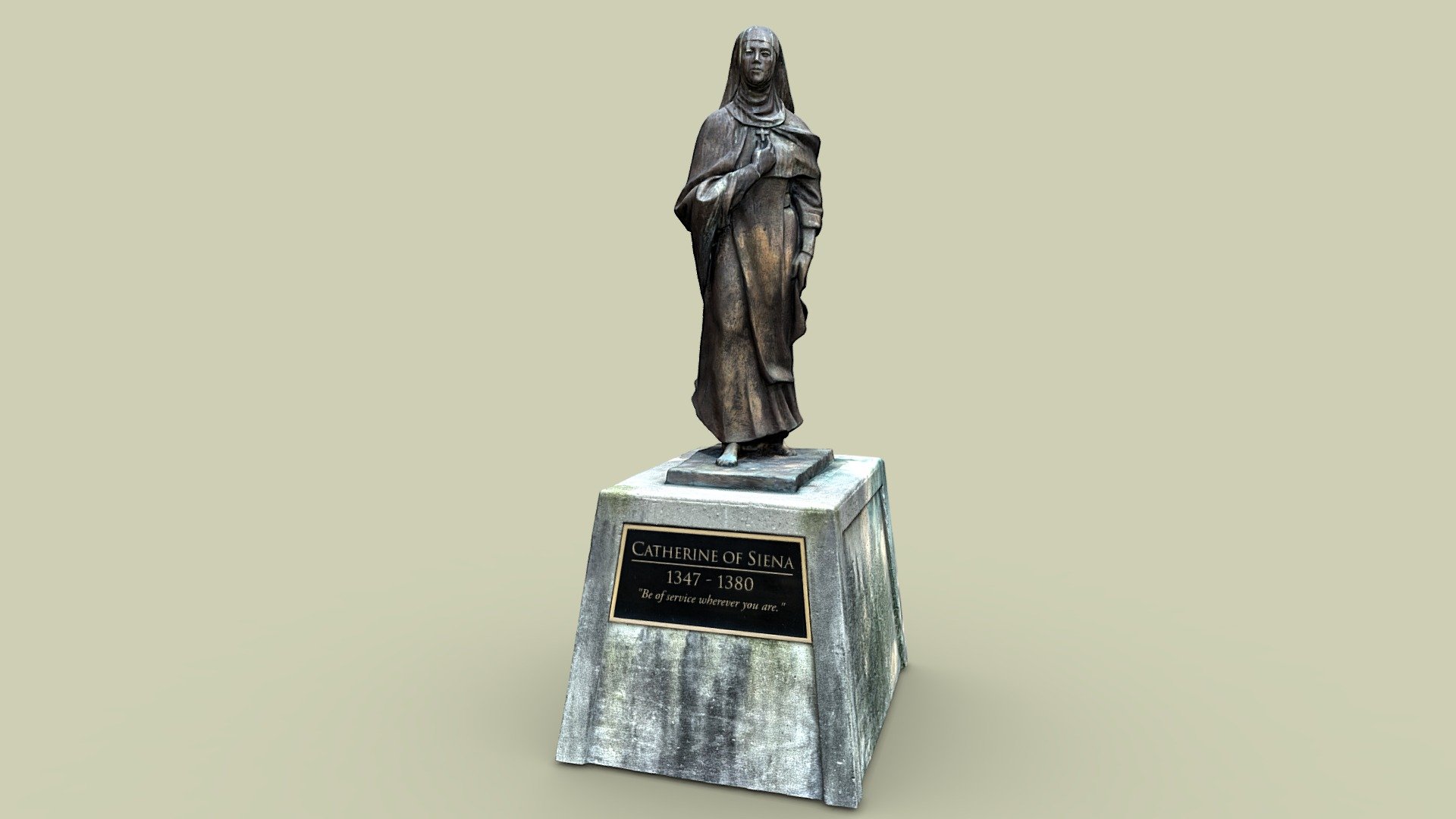 Catherine Of Siena - 3D model by Michael Camilo Saari ...