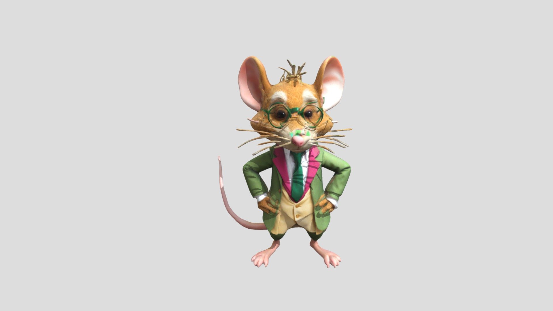 Personaje clásico: Geronimo Stilton - Download Free 3D model by exp ...