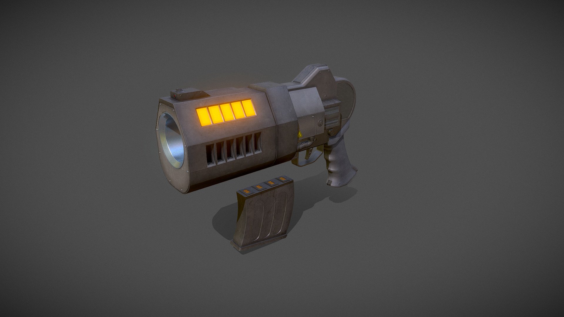 Quake2 Blaster - 3D model by Mario.Ametrano (@Mario.Am) [fff1244 ...