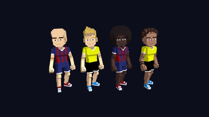 Soccer-player 3D models - Sketchfab