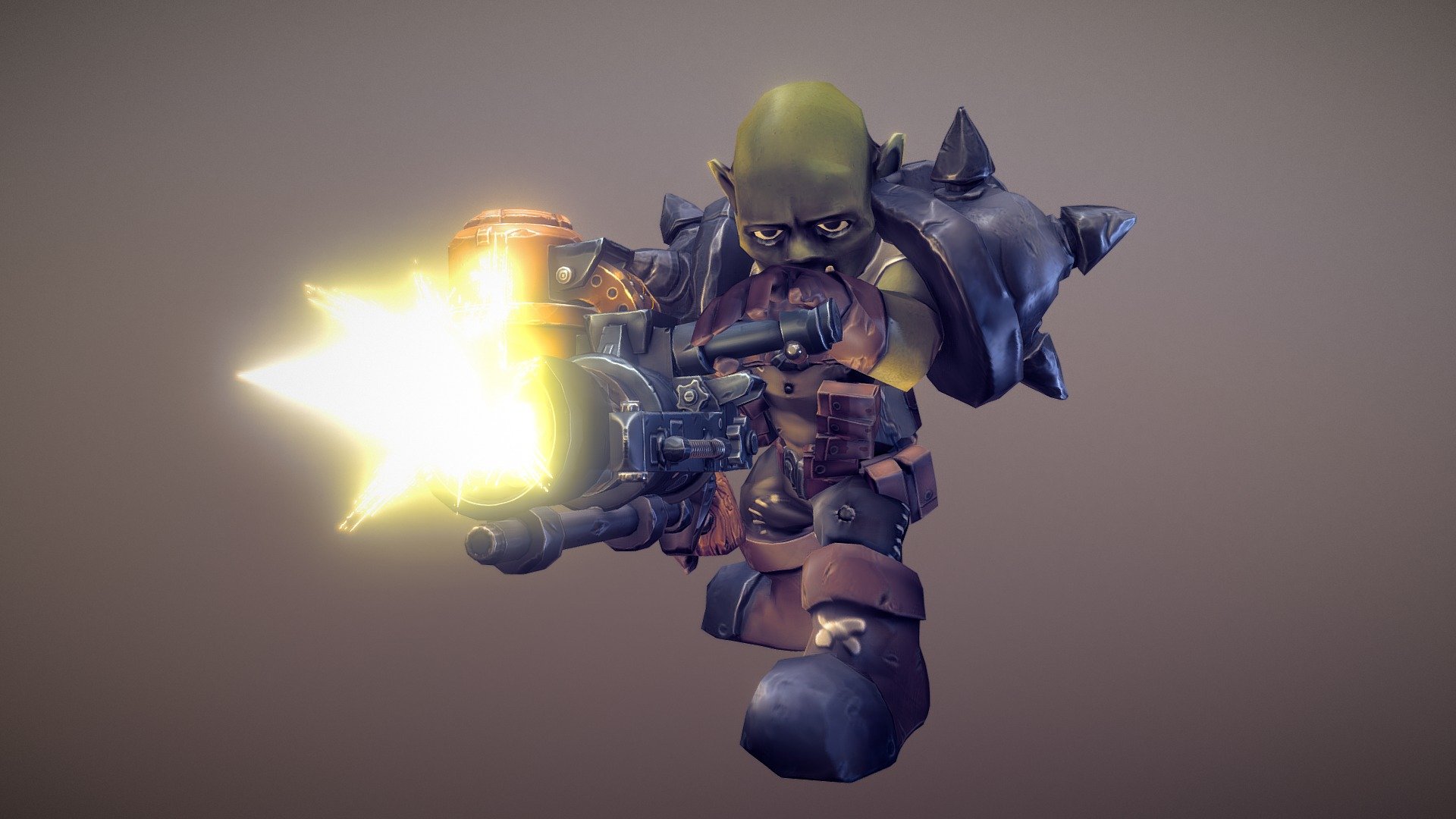 Orc Attack - 3D model by Adrian3D (@kanvas-adrian) [fff327d] - Sketchfab