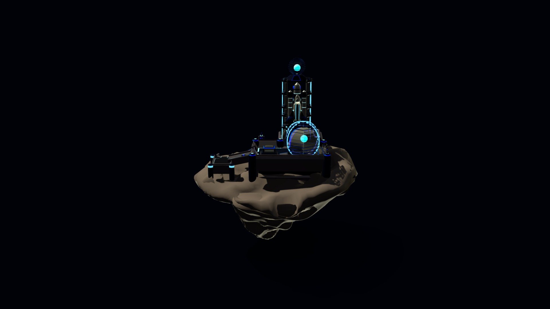 Arc Space Station - 3D model by joshua.salim [fff415a] - Sketchfab