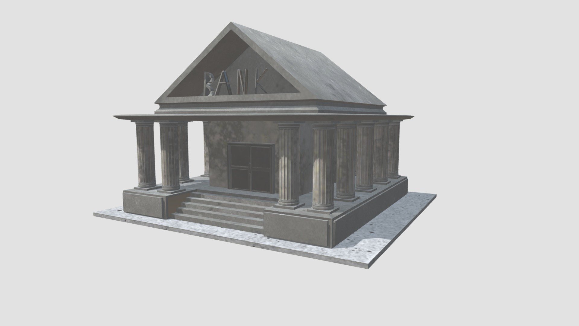 Bank - 3D model by AngelosShiapani1 [fff7878] - Sketchfab