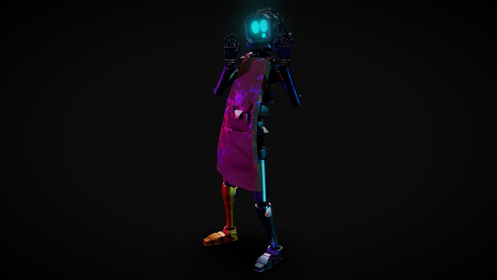 Main Character Error 205 Reset Content 3d Model By Dalopera3d Fffa3ed Sketchfab 