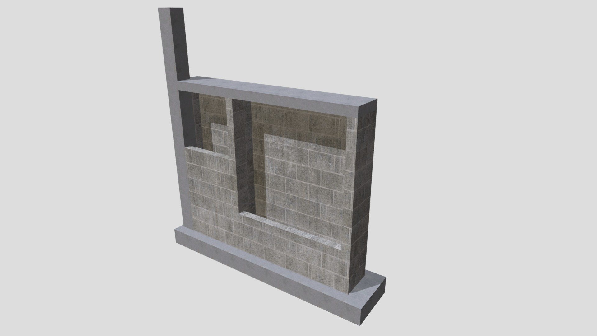 Muret Technique - 3D model by Stephane.Begue [fffa972] - Sketchfab