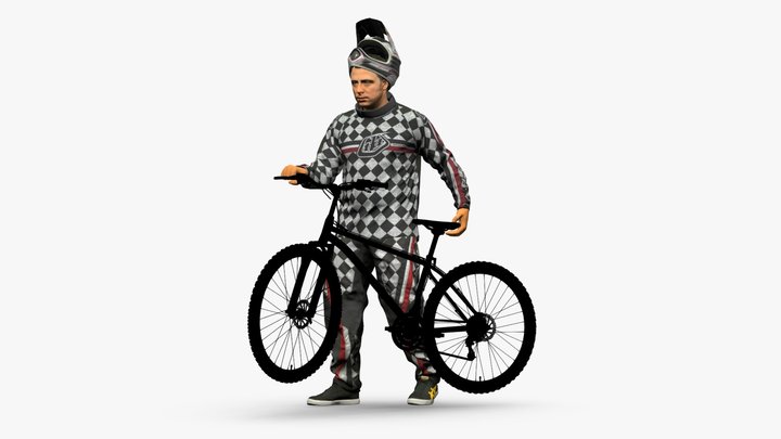 Cyclist 3D models - Sketchfab