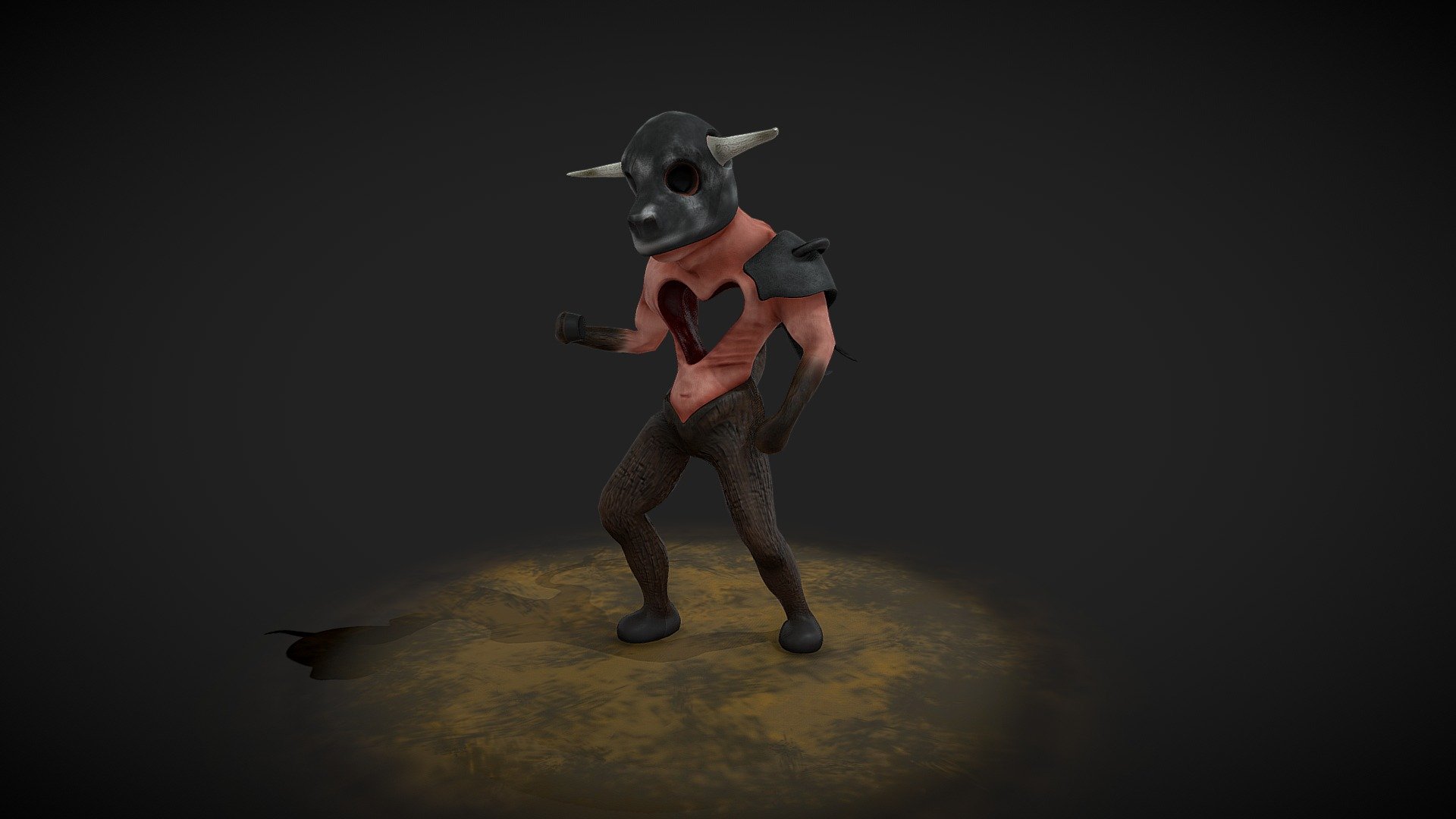 Heartless Demon Minotaur - 3D model by David Hunter (@DavijoMan ...