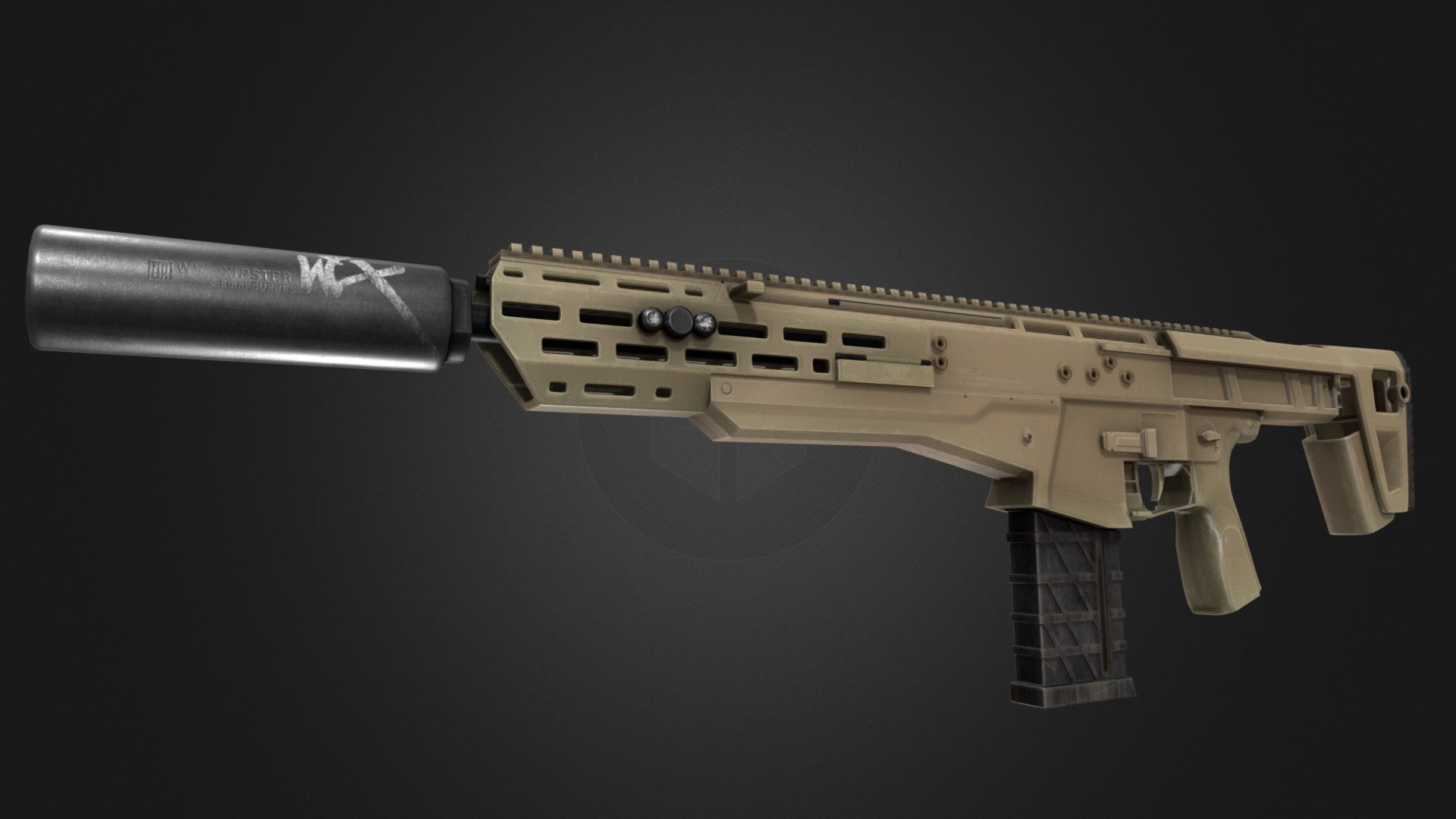 Textron NGSW - Assault Riffle - 3D model by Wild Xipster (@wild_xipster) [fffe5b4] - Sketchfab