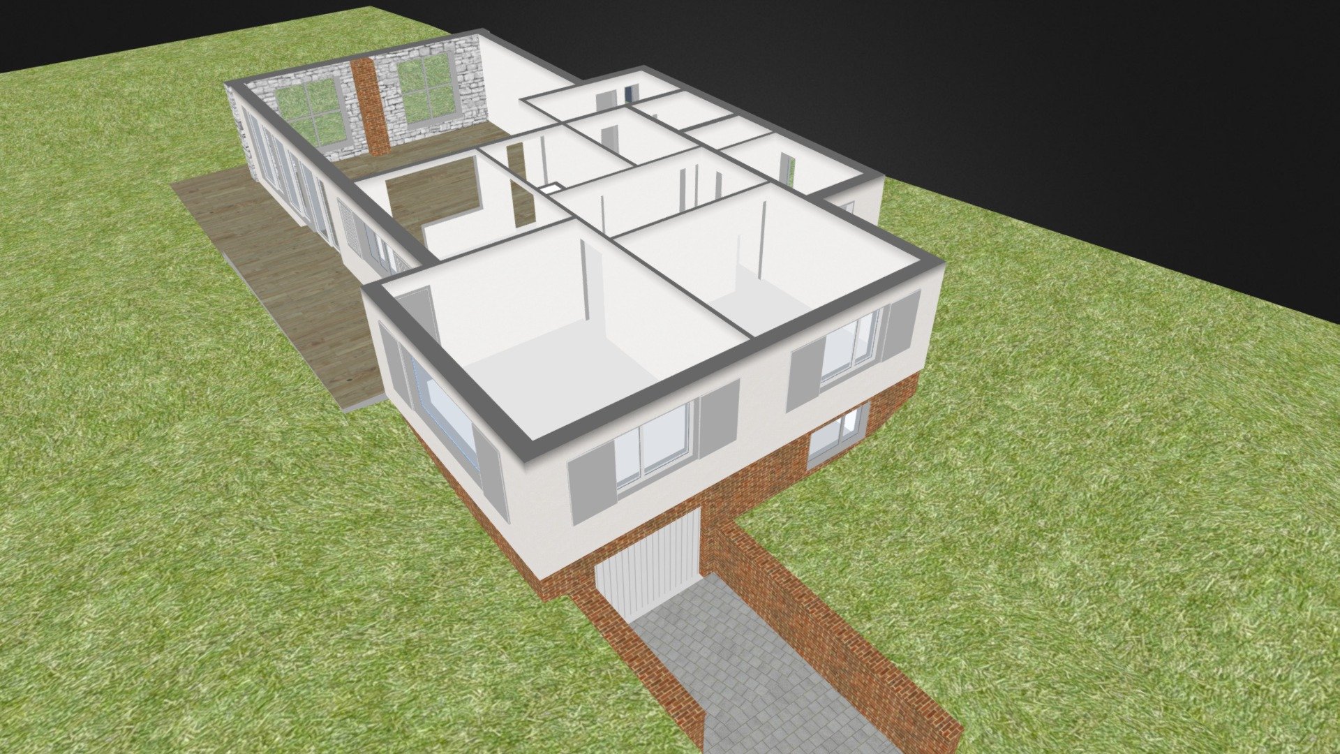 House Extension II - 3D model by rotor.labs [flmfaac] - Sketchfab