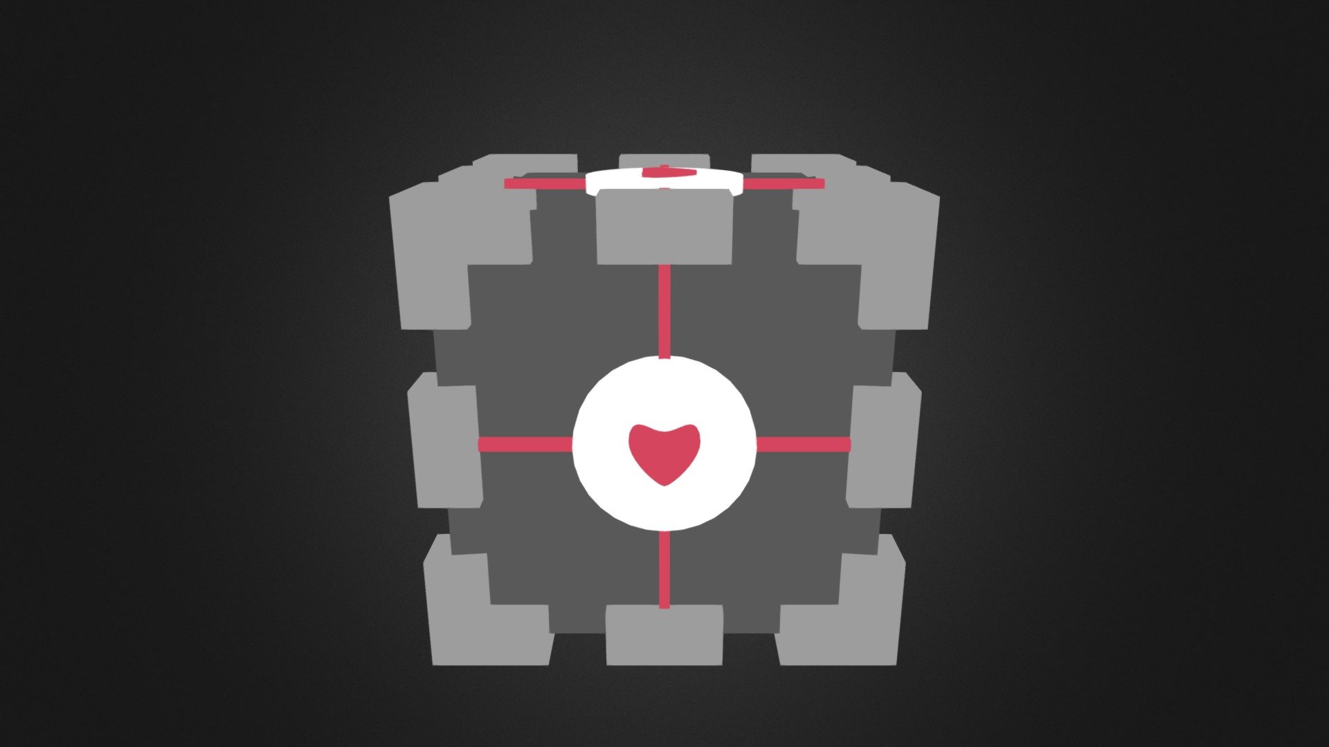 Portal-like cube - 3D model by XmlGrinder [fqODMGw] - Sketchfab