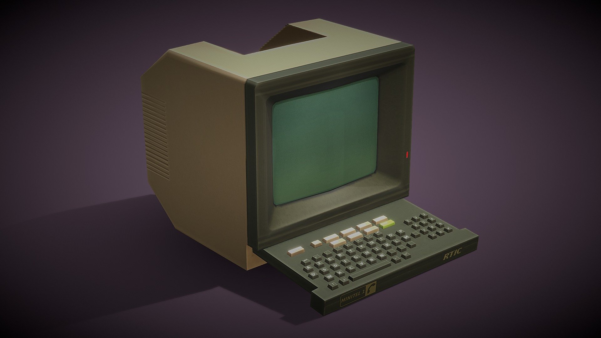 minitel - 3D model by benoit3d [fs9ie4K] - Sketchfab