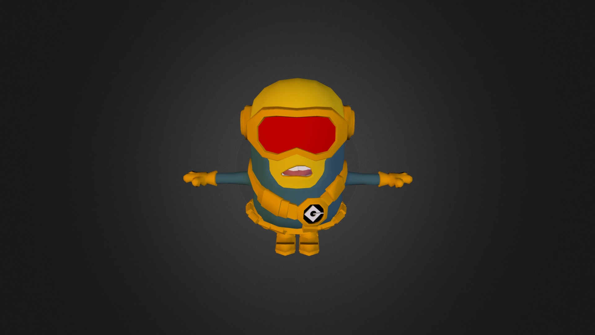 Cyclops Minion - 3D model by Rodrigo Ortega (@rodortega) [gCXaEBT ...