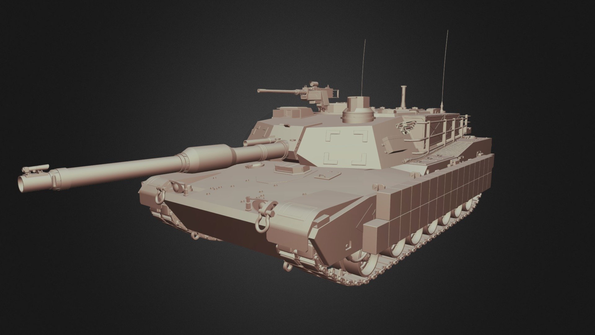 M1A1 Abrams - 3D model by Vlad Mihailescu (@vlader08) [gQEST64] - Sketchfab
