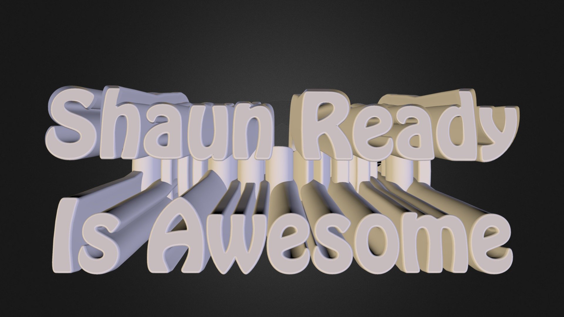 A12: 3D logo with Text Spline and Sweep NURBS - 3D model by ...
