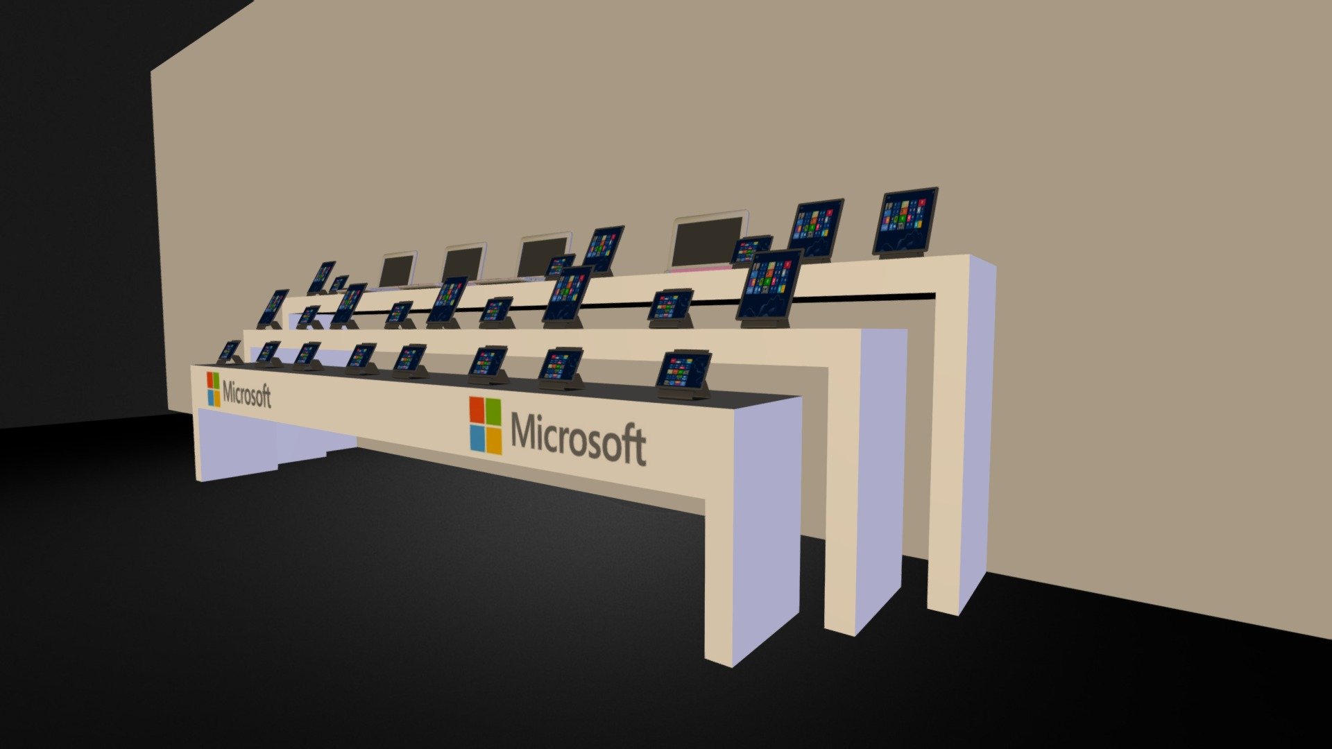 mueble microsoft - 3D model by thecow [hE8kwj4] - Sketchfab
