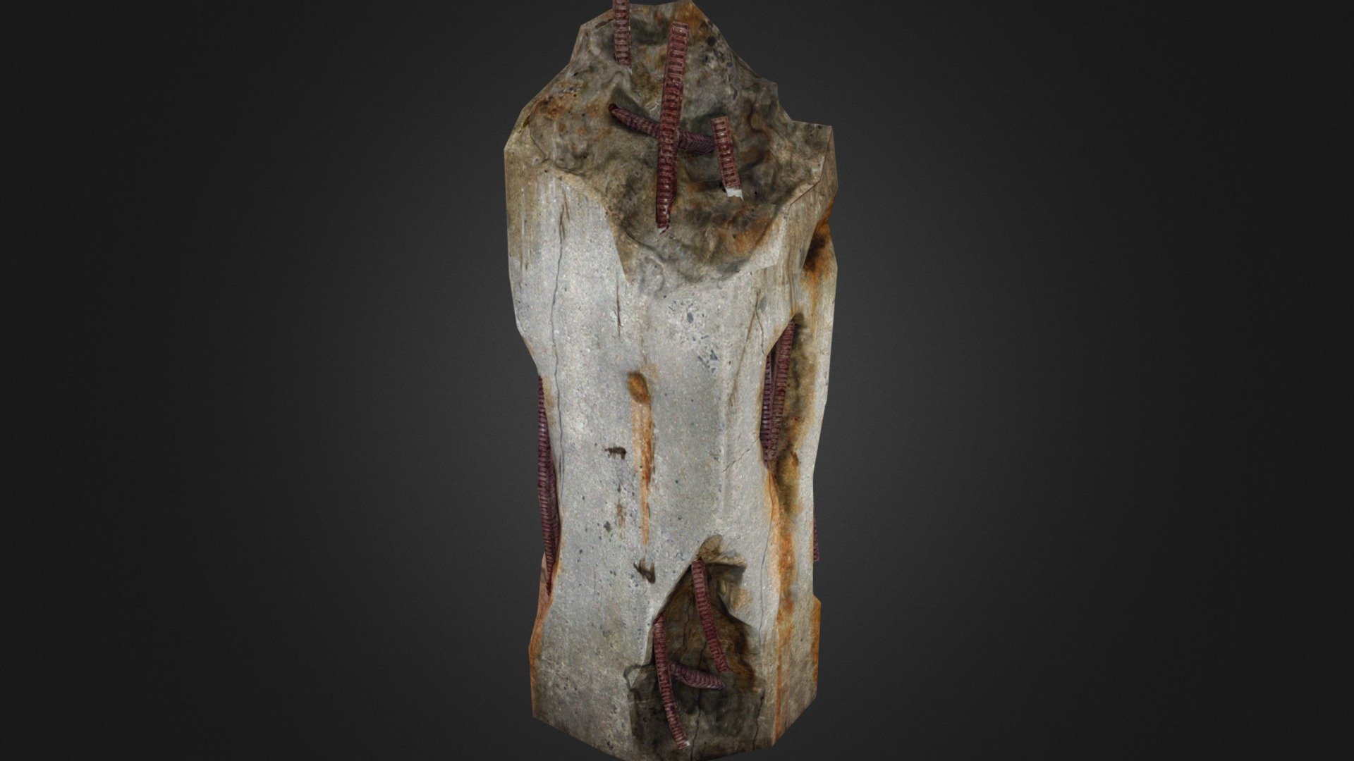 Broken Pillar - 3D model by TraganMonaghan [hFWF0N4] - Sketchfab