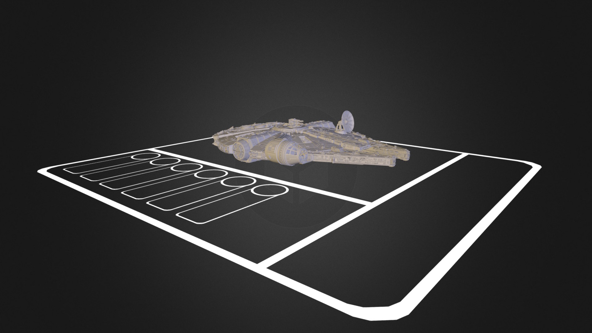 Millennium Falcon (High Poly) by kuhn0362.blend - 3D model by ...