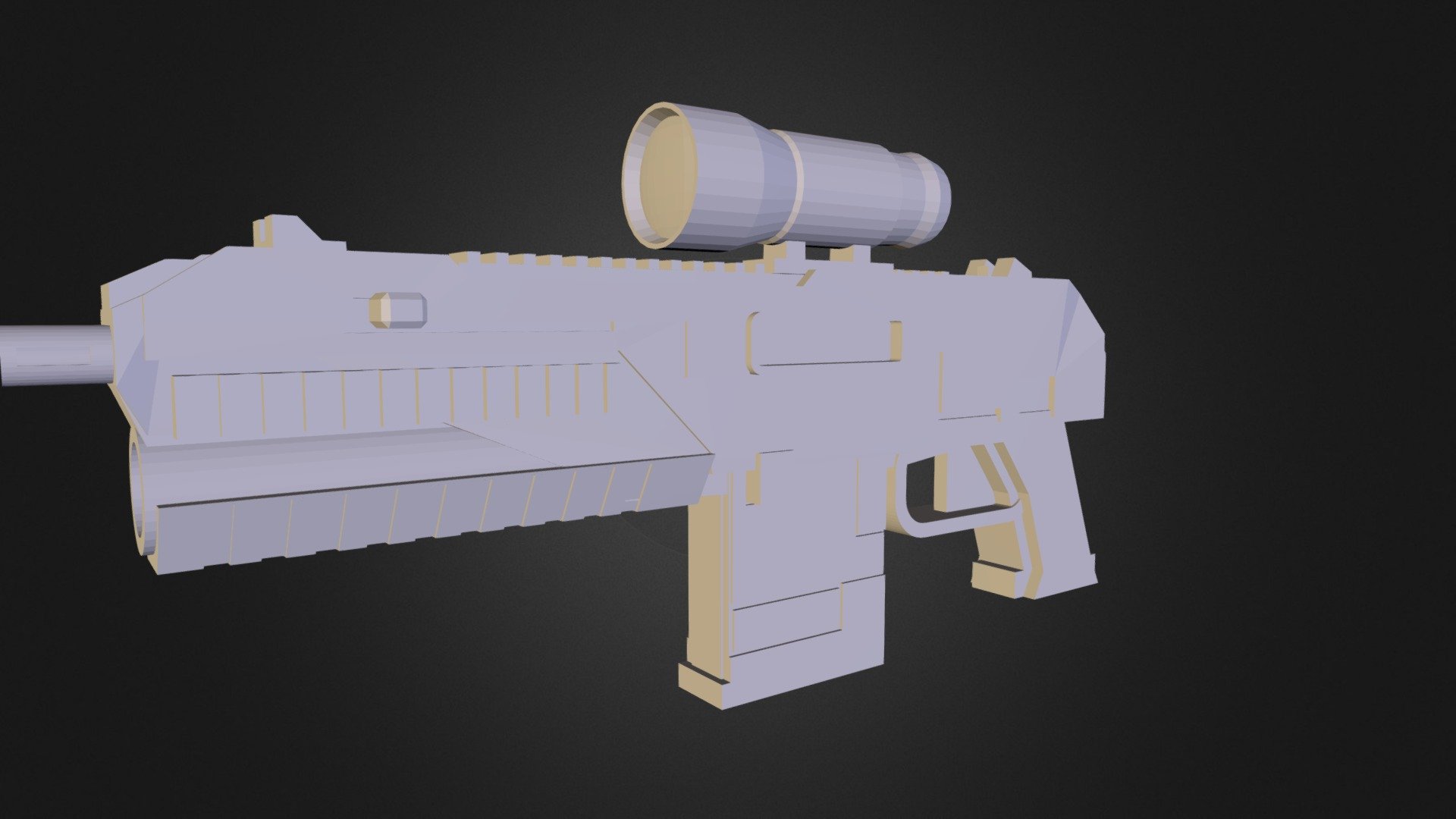 tactical gun.stl - 3D model by Slávek Frasyňuk (@xaros0538) [hKyEByt ...