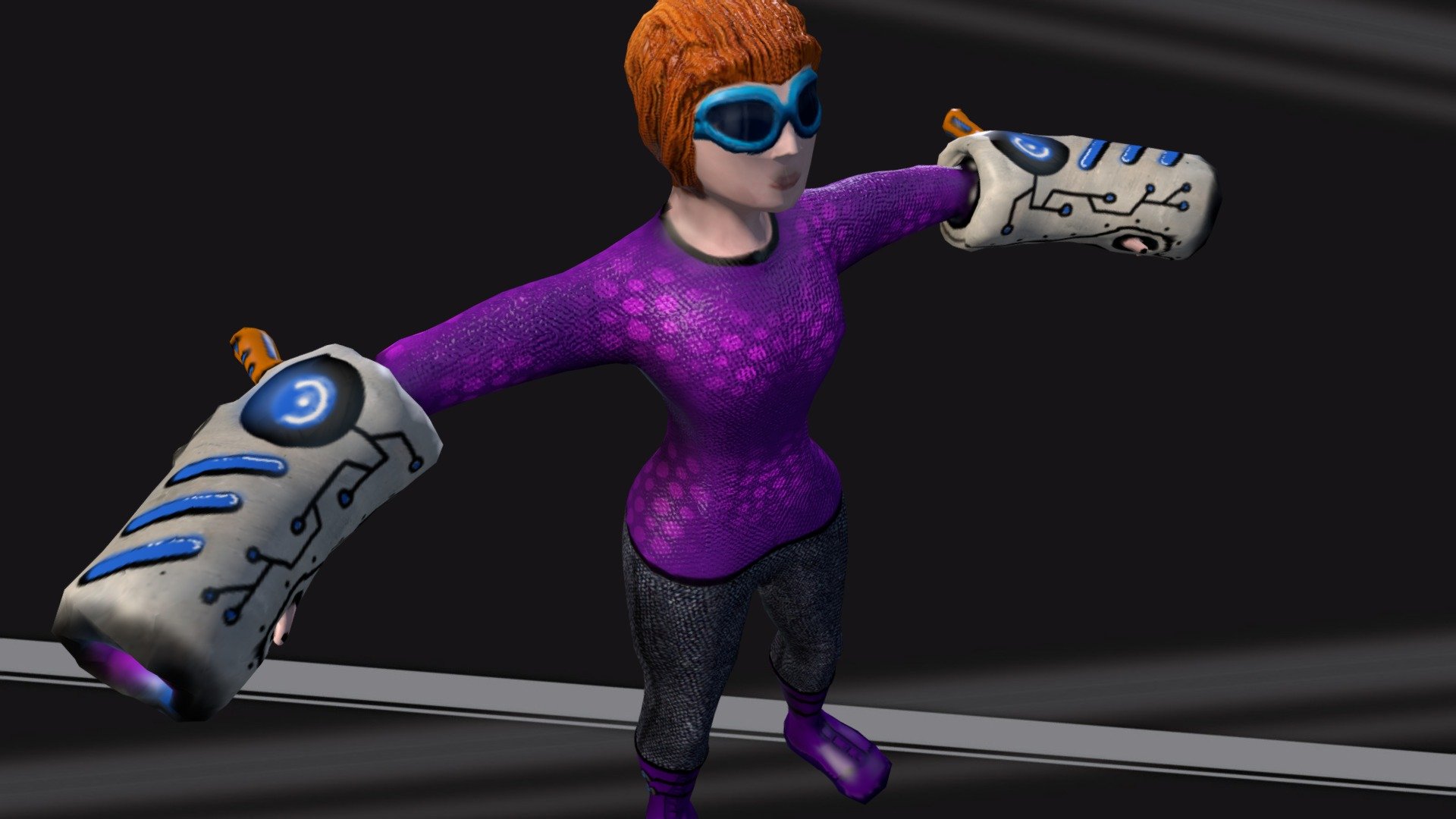 low poly girl002 - Download Free 3D model by Chaitanya Krishnan ...