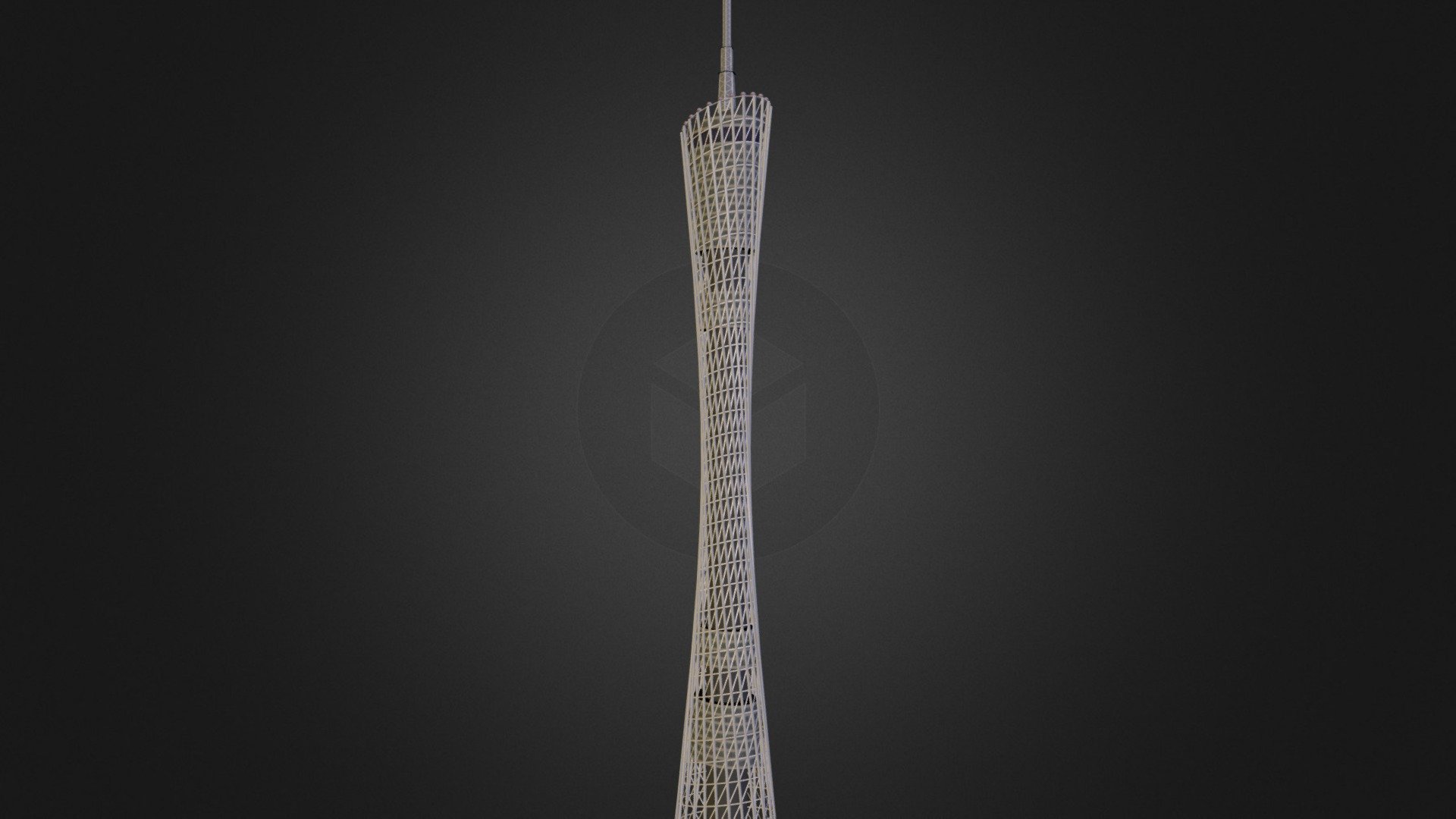 Canton Tower - 3D model by FilipMichalowski [hYFsjW2] - Sketchfab