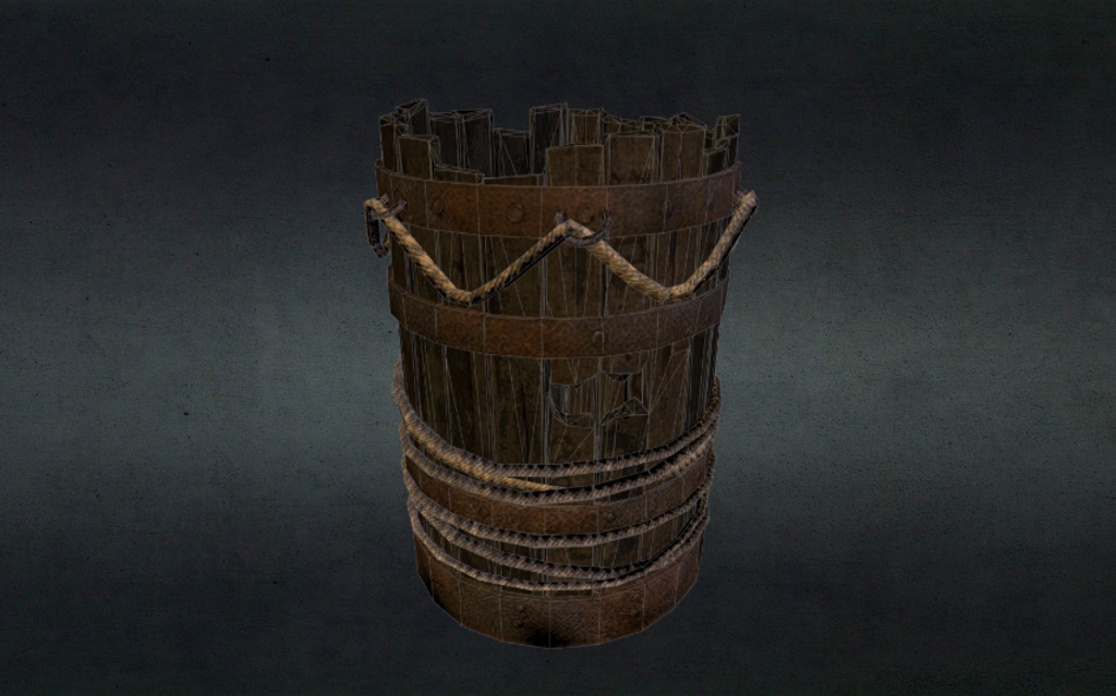 Old Bucket - 3D model by Matthieu GUIDO (@MatthieuGuido) [hYteMAr ...