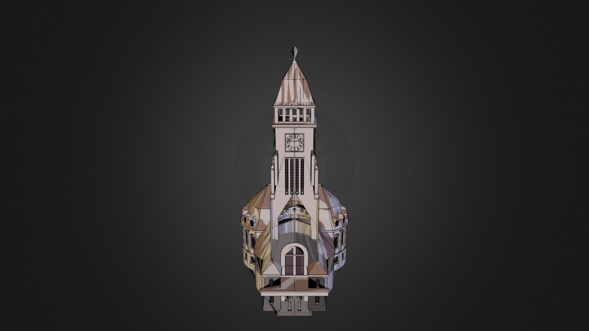 Kirche 09 04 2013_comp.dae - 3D model by OlegF [hrgrtOY] - Sketchfab