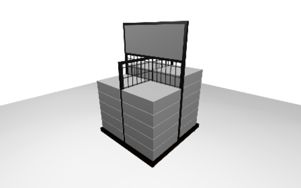 Quater Pallet Fixture - 3D model by naurojr [i9cHyup] - Sketchfab