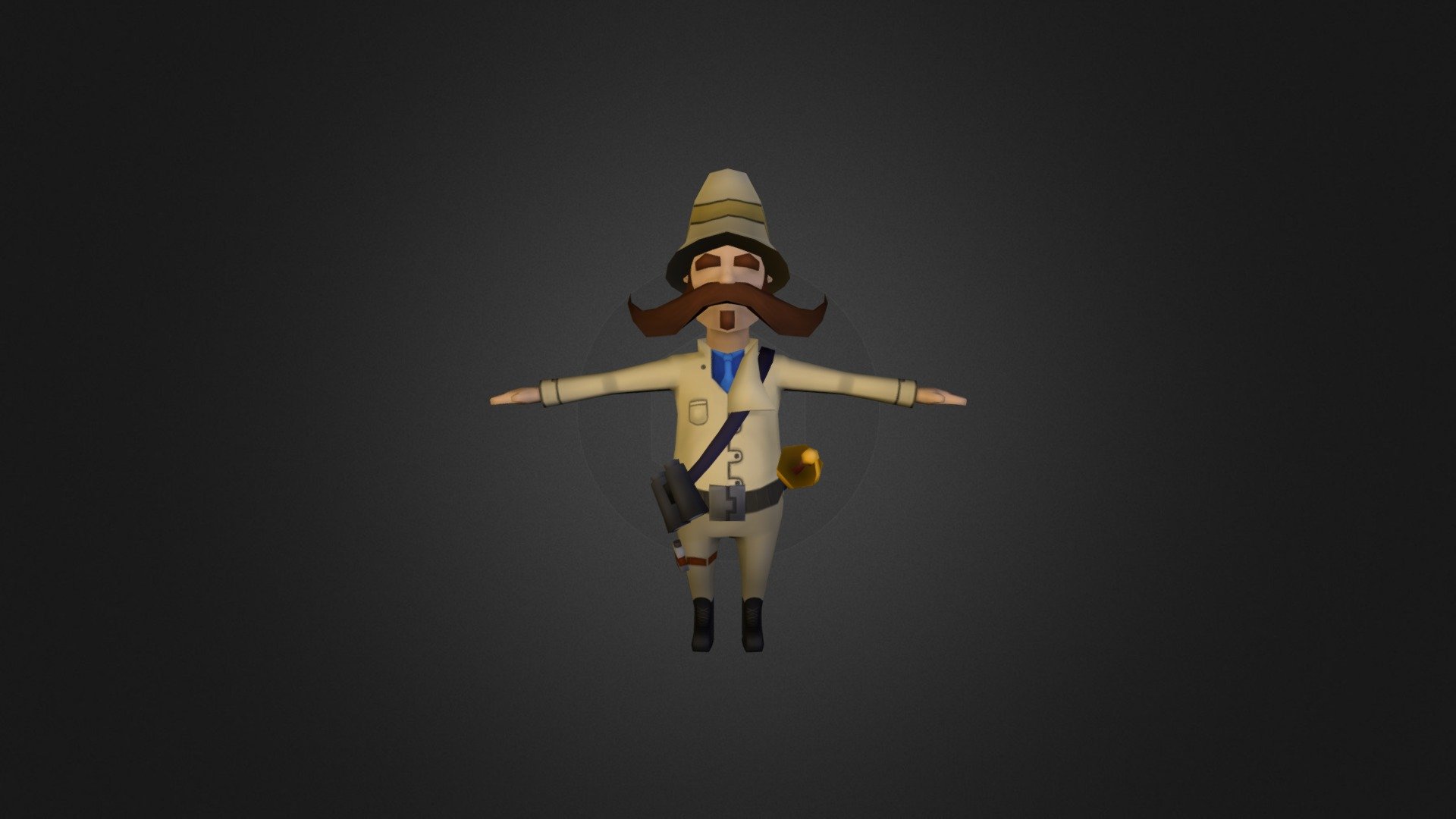 Hero Character - 3D model by geta-ve [iBi8iD2] - Sketchfab