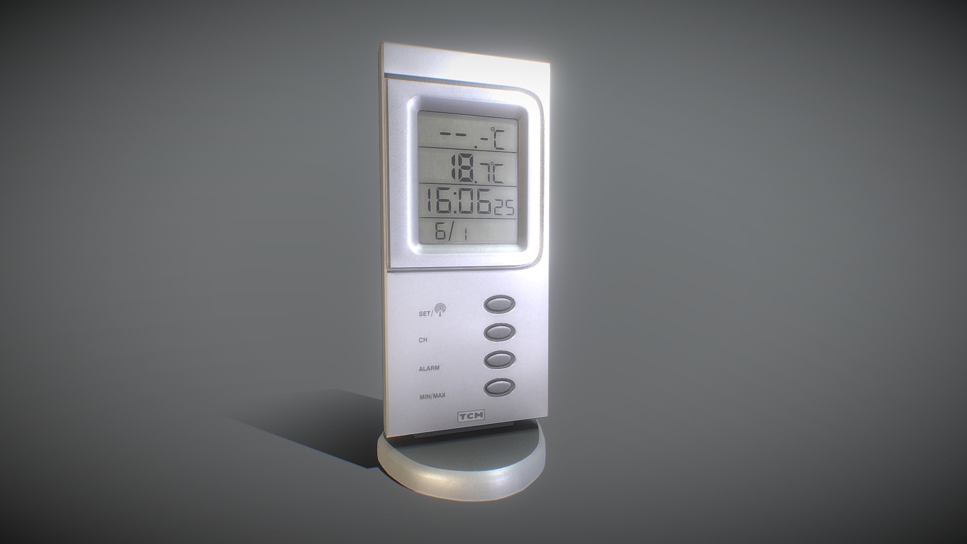 Digital Room Thermometer - Download Free 3D model by 3DHaupt ...