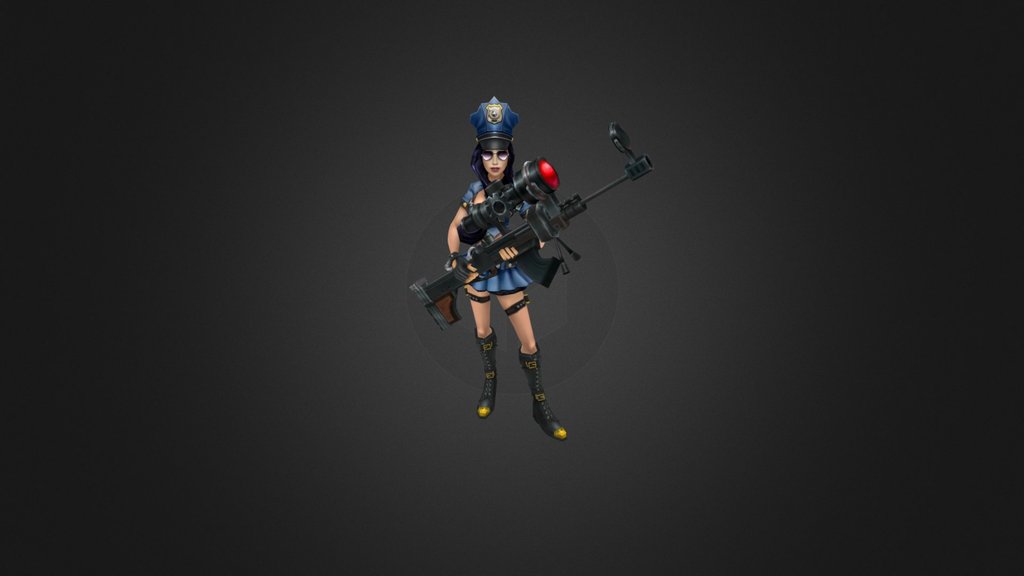 Caitlyn - A 3D model collection by CombatCube - Sketchfab
