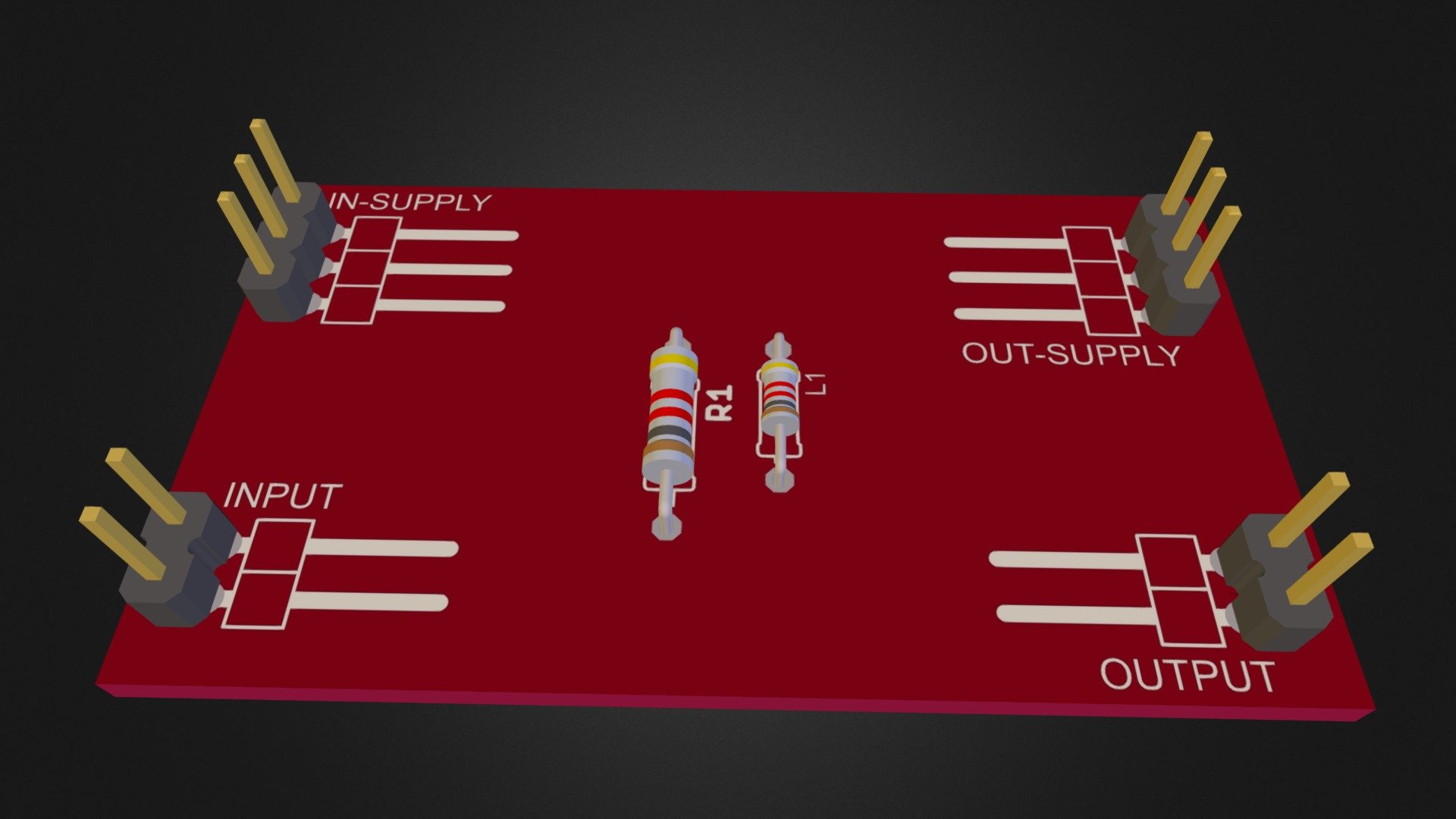 RL Circuit - 3D model by cottoncandyy.ankit [iqp6ZDg] - Sketchfab