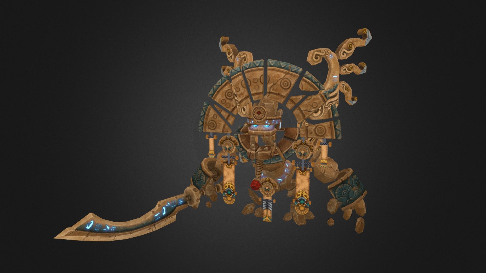Golem - 3D model by Duy Khanh Nguyen (@leoduycg) [ivrpH1q] - Sketchfab