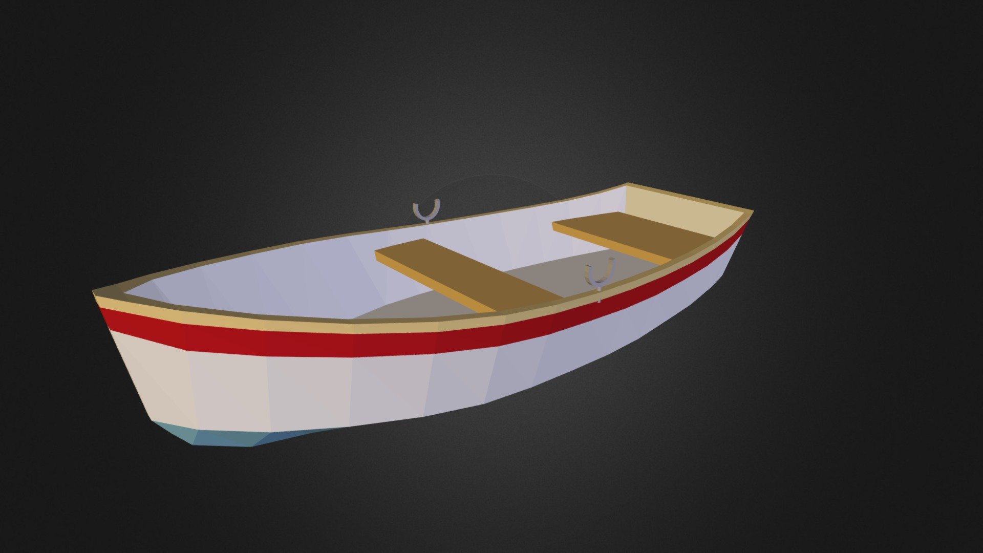 Rowing Boat - 3D model by hra [j2zA64W] - Sketchfab