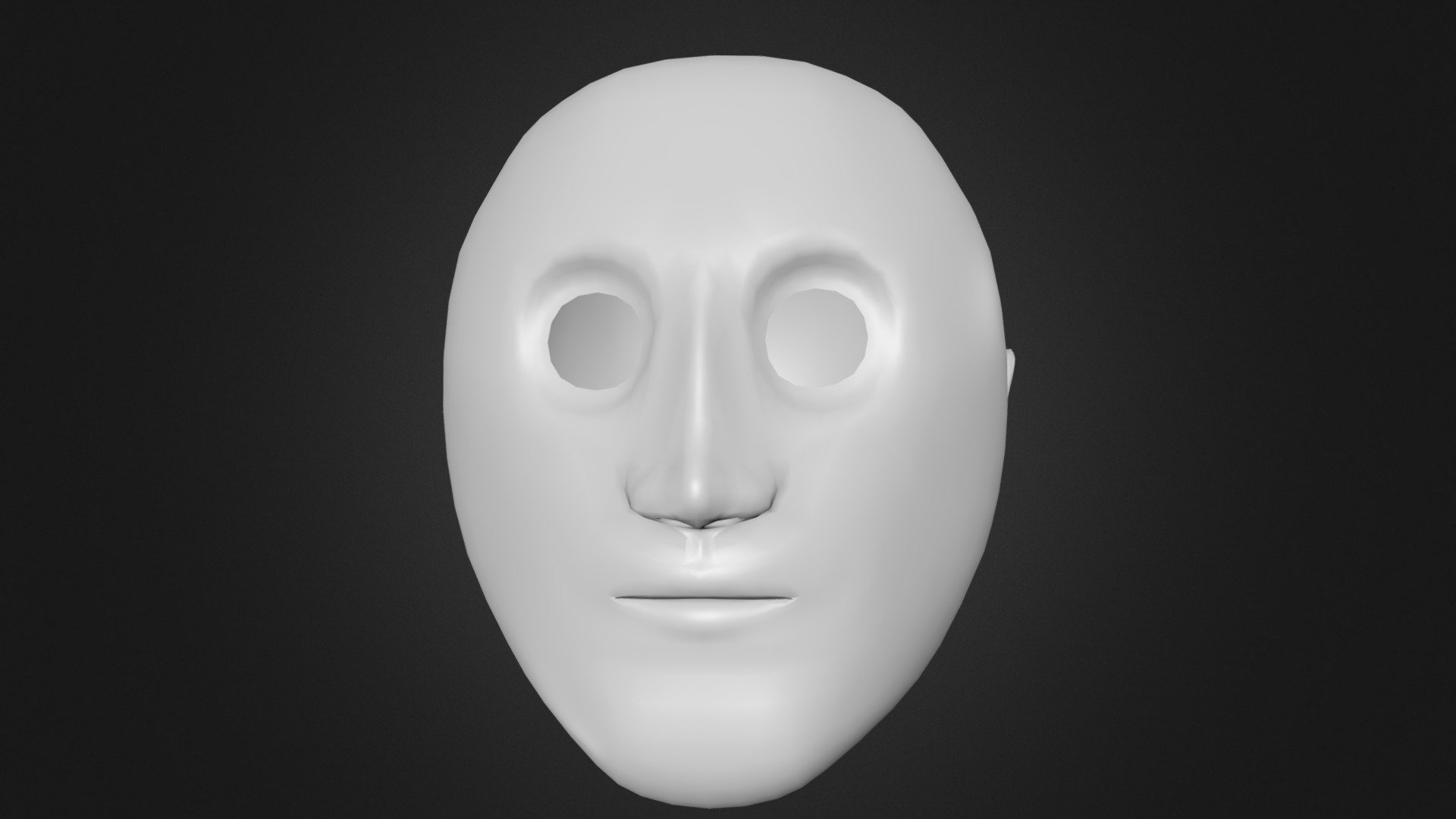 My second face - 3D model by Adam_K [jOGeL6w] - Sketchfab