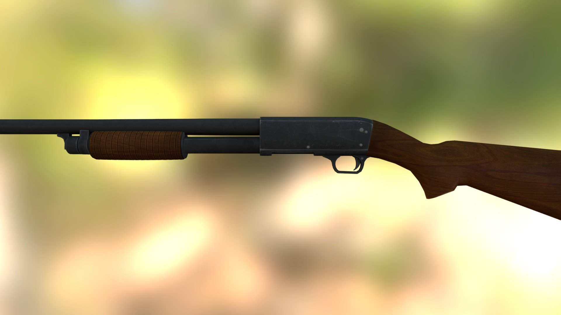 Ithaca m37 shotgun - 3D model by BeyondTheMurk [jPdyXXo] - Sketchfab
