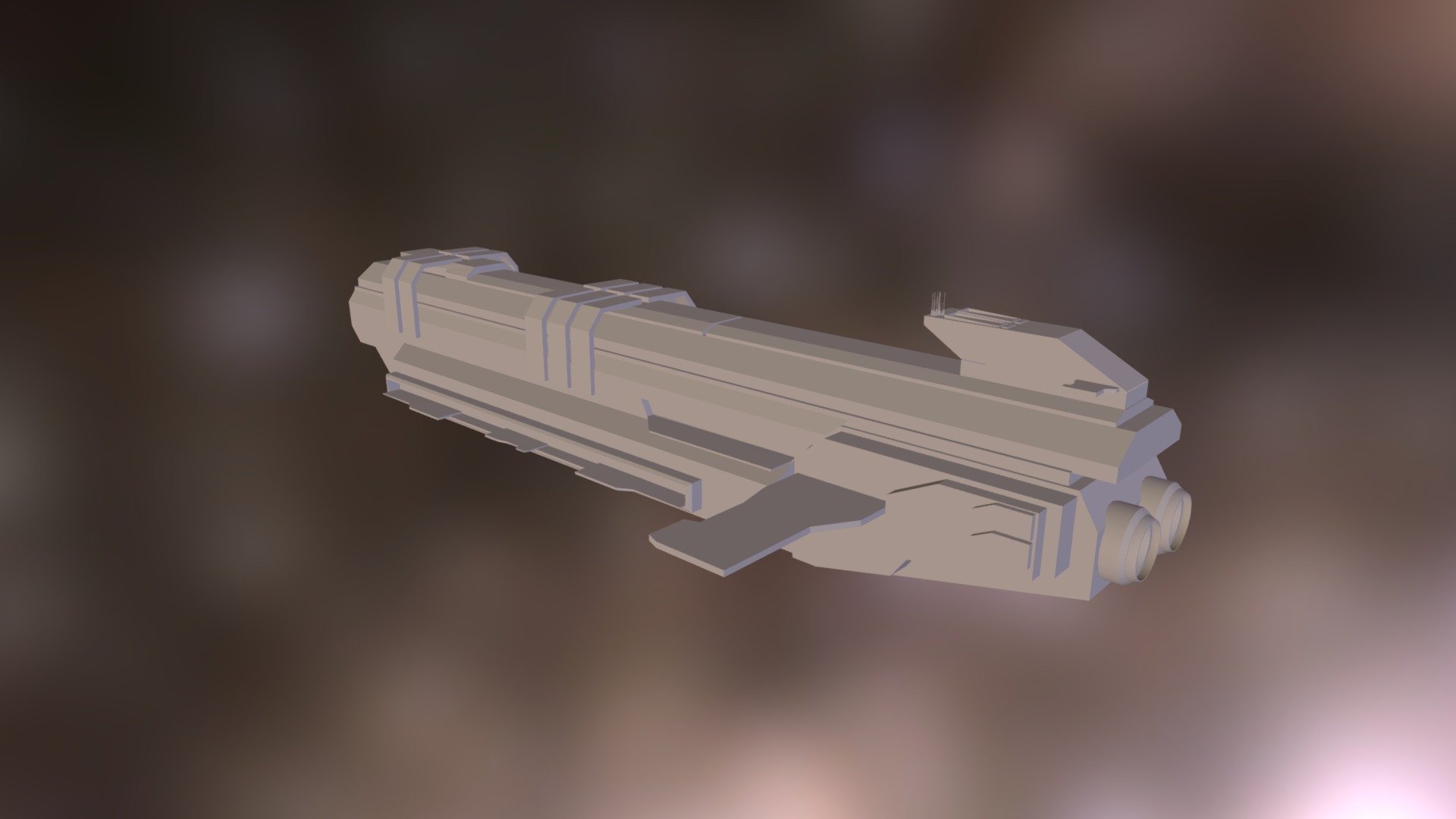 Battleship Federation Earthling - 3D model by Tamara [jmGTGWp] - Sketchfab