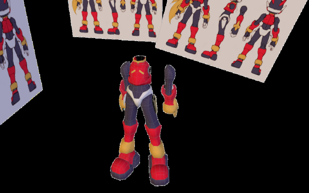 Megaman Zero - 3D model by BenexDrake [k3f6Amo] - Sketchfab