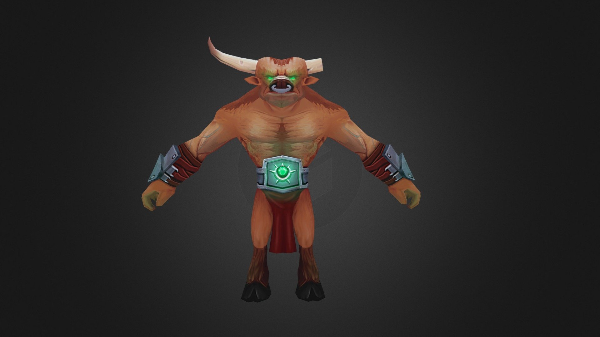 minotaur - 3D model by adamgarib [k53lU4r] - Sketchfab