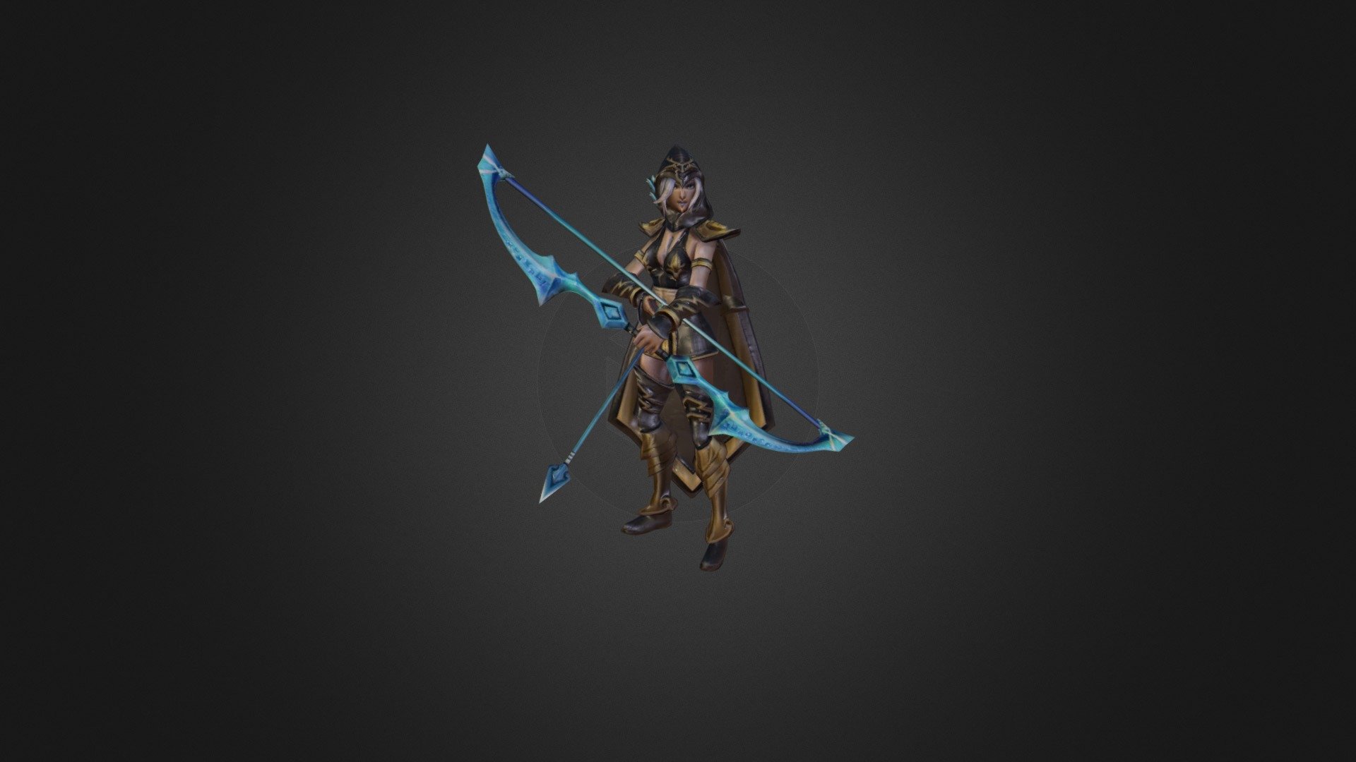 Ashe - 3D model by FallingBarOfSoap [kVJDwLp] - Sketchfab